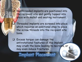 Contemporary implant dentistry | PPTX