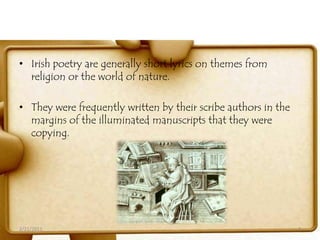 Irish Poetry | PPTX