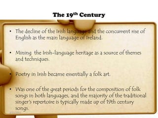 Irish Poetry | PPTX | Poetry | Books and Literature