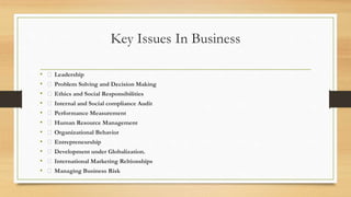 Contemporary issues in leadership | PPTX