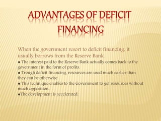 Balance of Payment and Deficit Financing | PPT