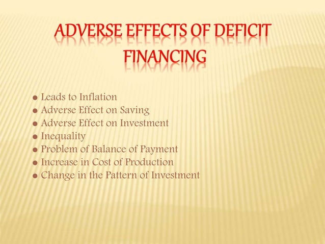 Balance of Payment and Deficit Financing | PPT