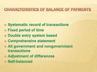 Balance of Payment and Deficit Financing | PPT
