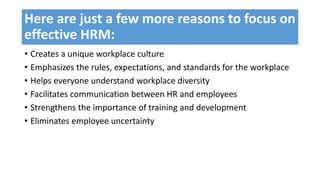 Contemporary issues in hrm | PPTX