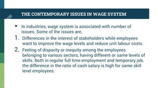 Contemporary issues in wage systems | PDF
