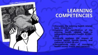 HEALTH TRENDS ISSUES AND CONCERNS IN NATIONAL LEVEL.pptx