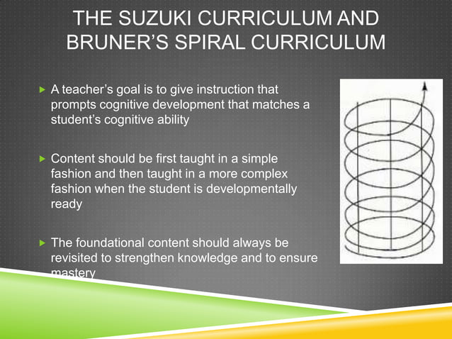 Contemporary learning theories and the Suzuki Method | PPTX | Children ...