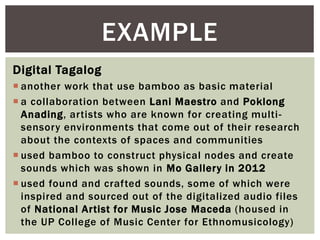 Lesson 10: Integrating the Local and the Contemporary | PPTX