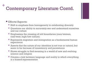 contemporary_literature_introduction.ppt