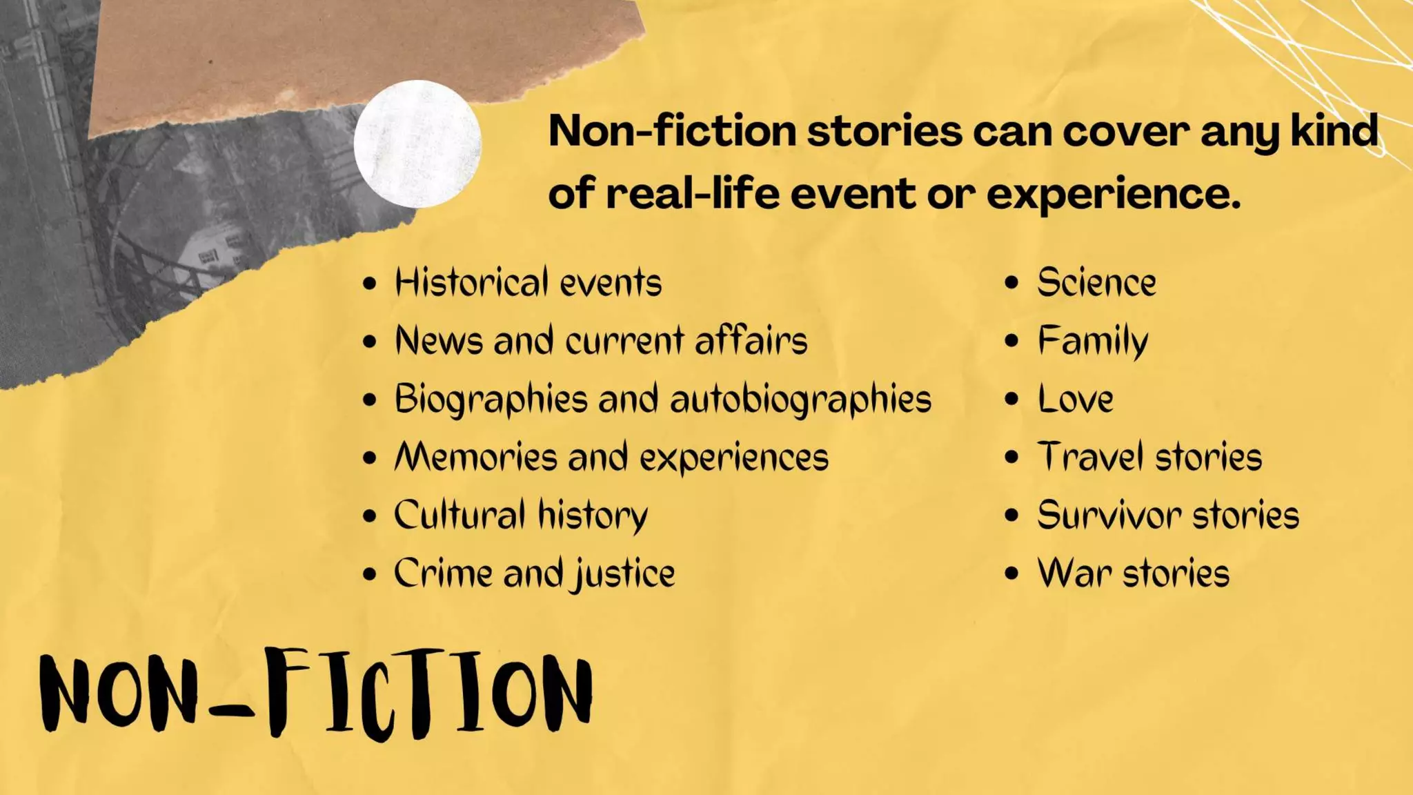 INTRODUCTION CONTEMPORARY LITERATURE_Story as a Genre | PPTX