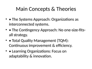 Contemporary_Management Approach in principles of management | PPT