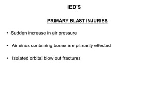 Contemporary management of ballastic injuries | PPTX