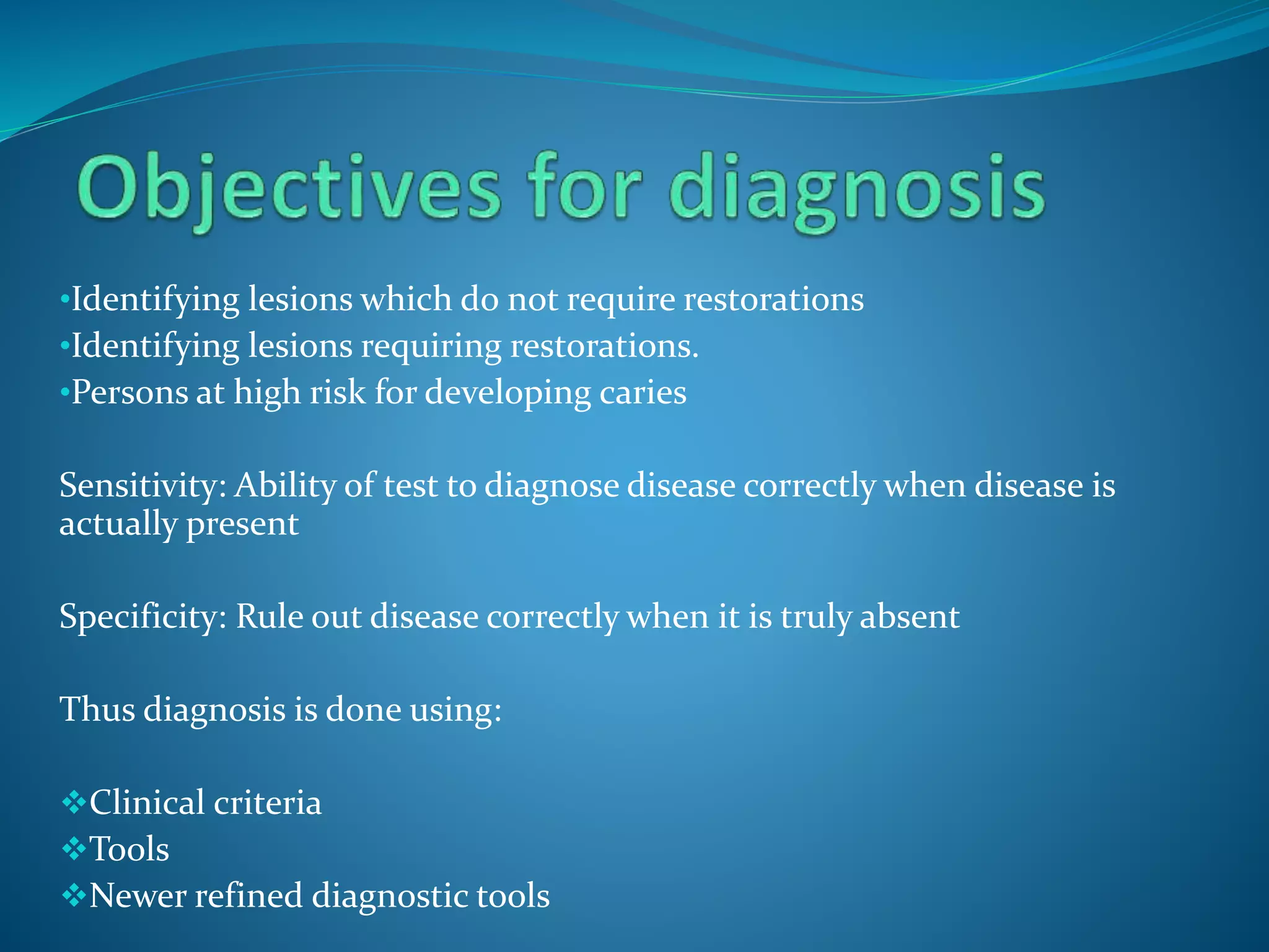 Contemporary Methods of Caries Detection | PPTX