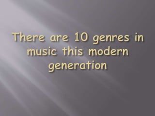 Contemporary Music | PPT