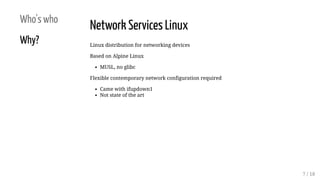 Contemporary network configuration for linux - ifupdown-ng | PPT