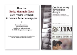 Contemporary News Design Article Roberts | PDF