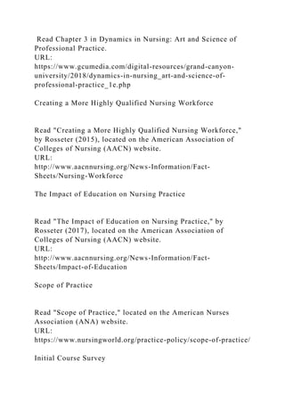 Contemporary Nursing Practice The field of nursing has changed.docx