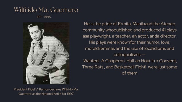 contemporary of philippine arts from the region national artist for ...