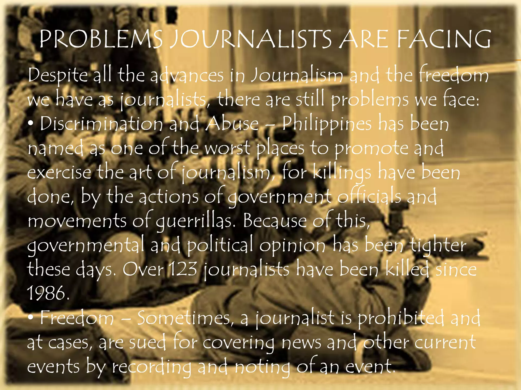 Contemporary period in philippine journmalism for students | PPTX