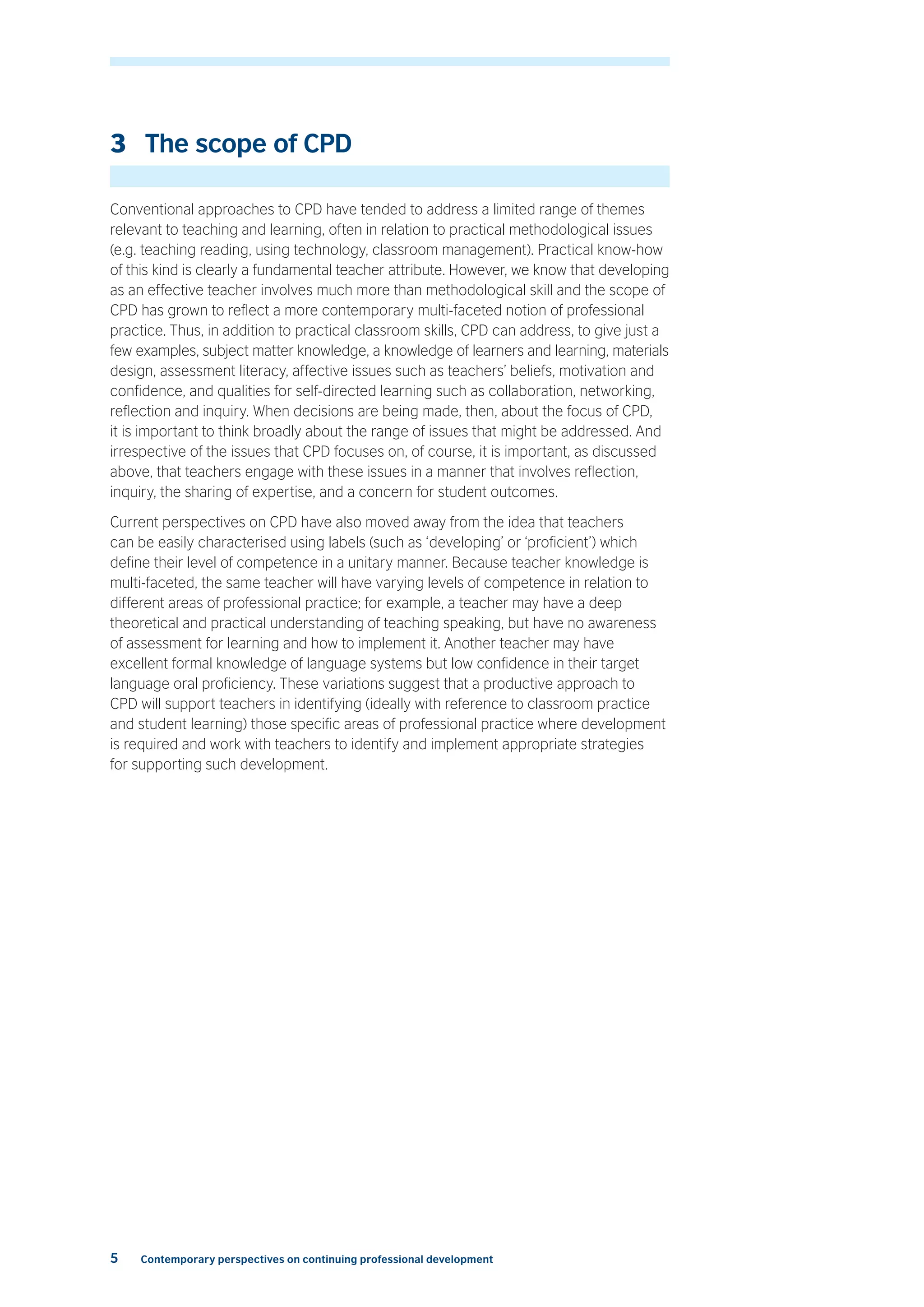 Contemporary perspectives on continuing professional development | PDF