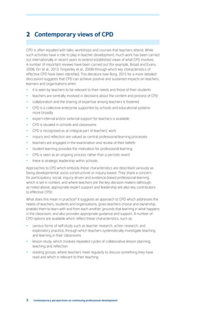 Contemporary perspectives on continuing professional development | PDF