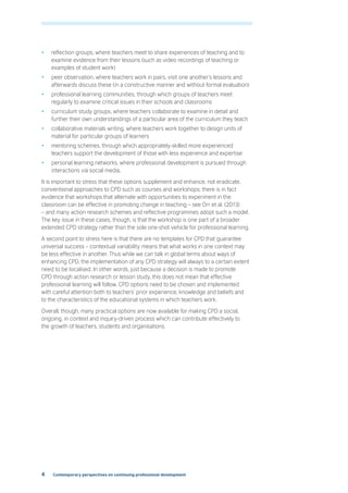 Contemporary perspectives on continuing professional development | PDF