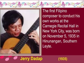 Contemporary phil. music music 10-q3 | PPTX