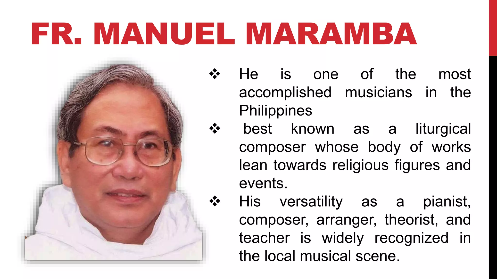 Contemporary Philippine composers | PPTX