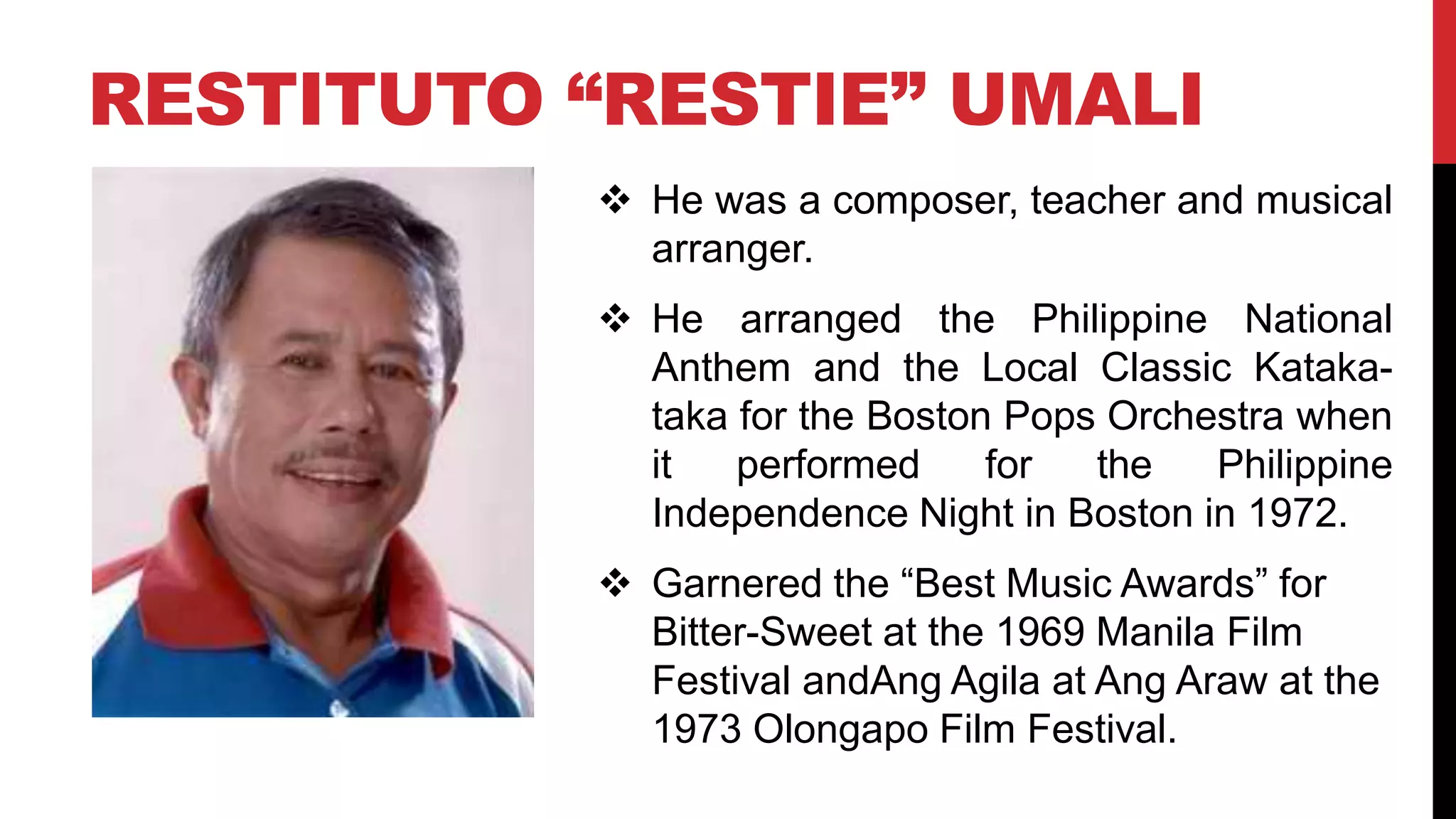 Contemporary Philippine composers | PPTX