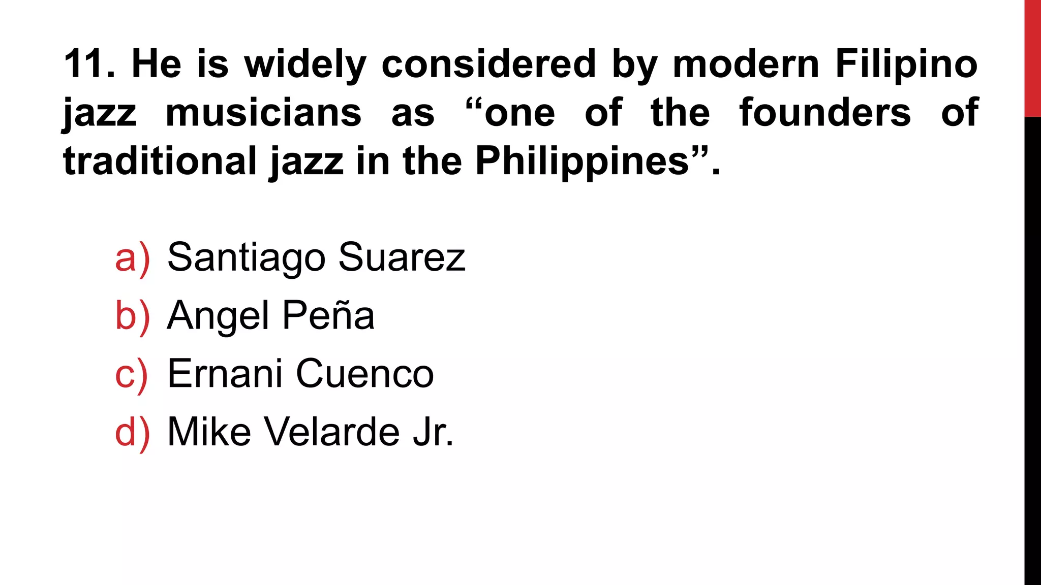 Contemporary Philippine composers | PPTX