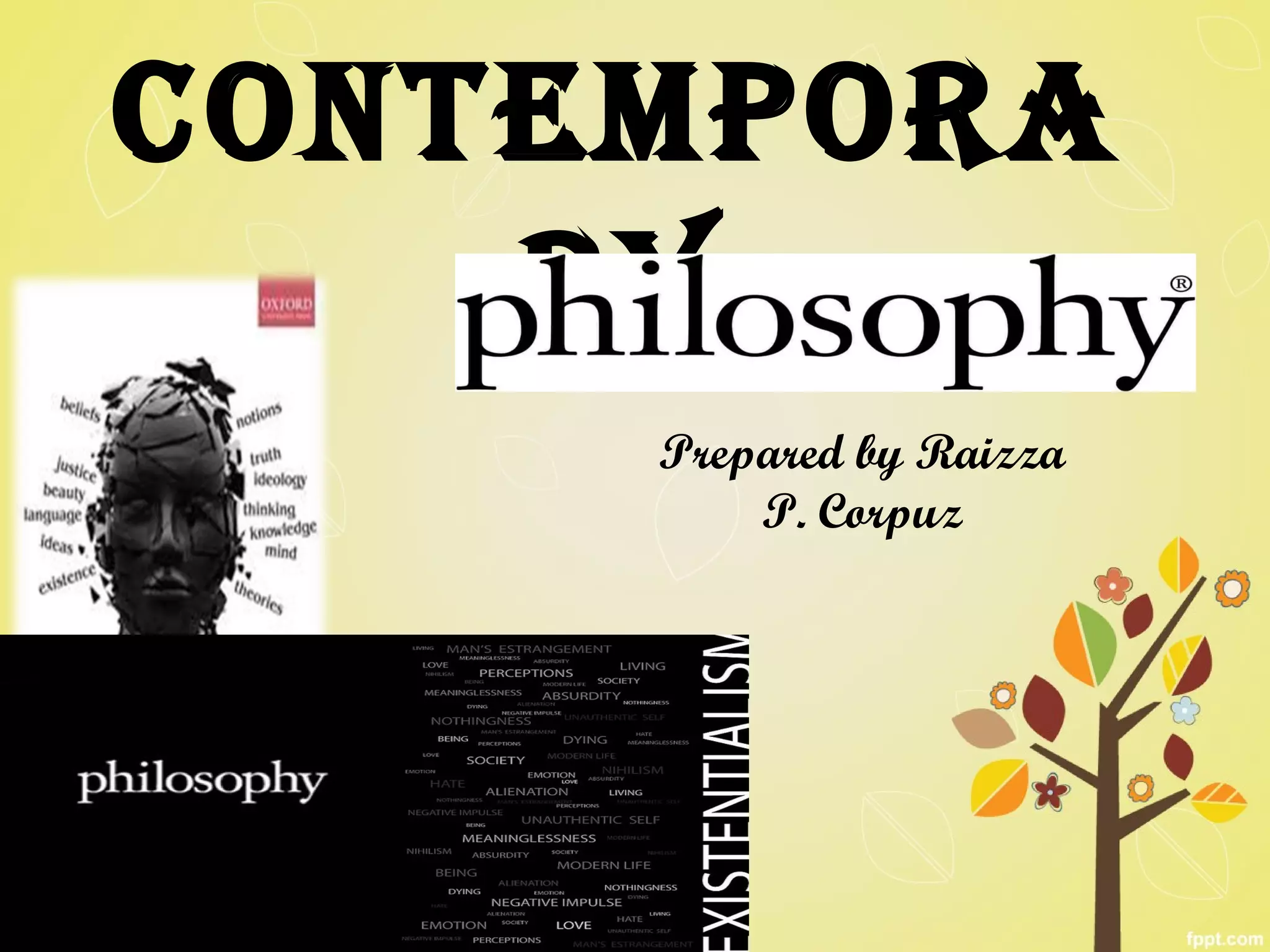 Contemporary Philosophy: Philosophy in current era | PPT