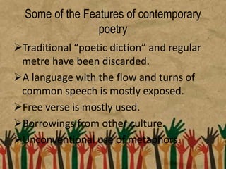 Contemporary poetry | PPTX