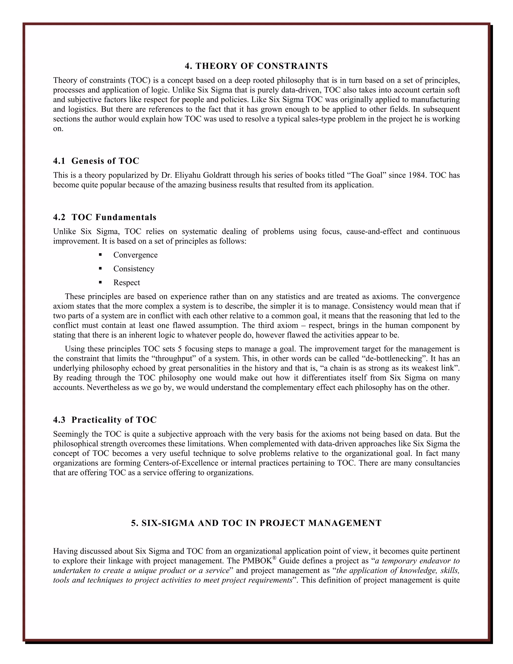 Contemporary Practices In Project Management Km | PDF