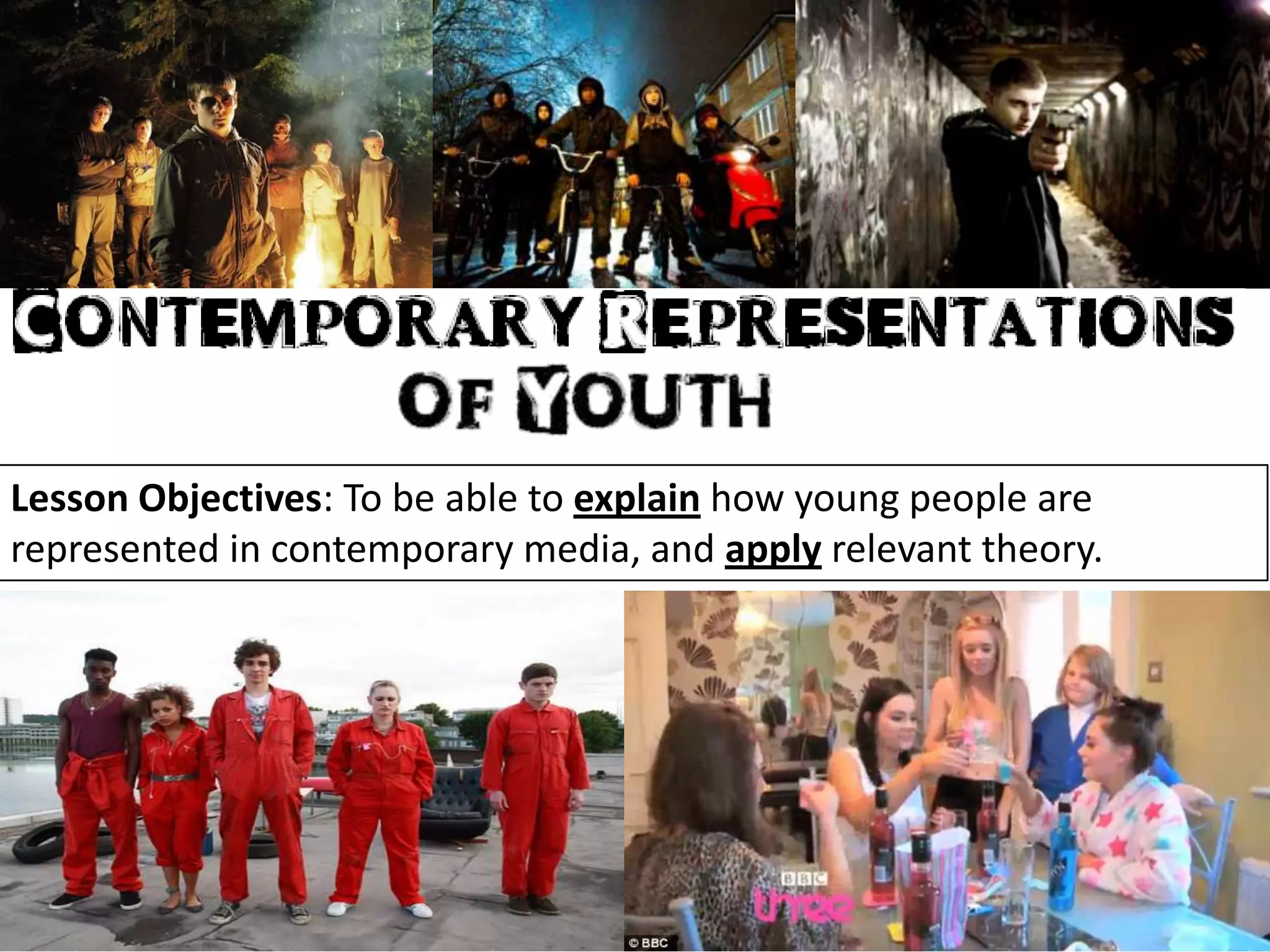 Contemporary Media Representations of Young People | PPTX