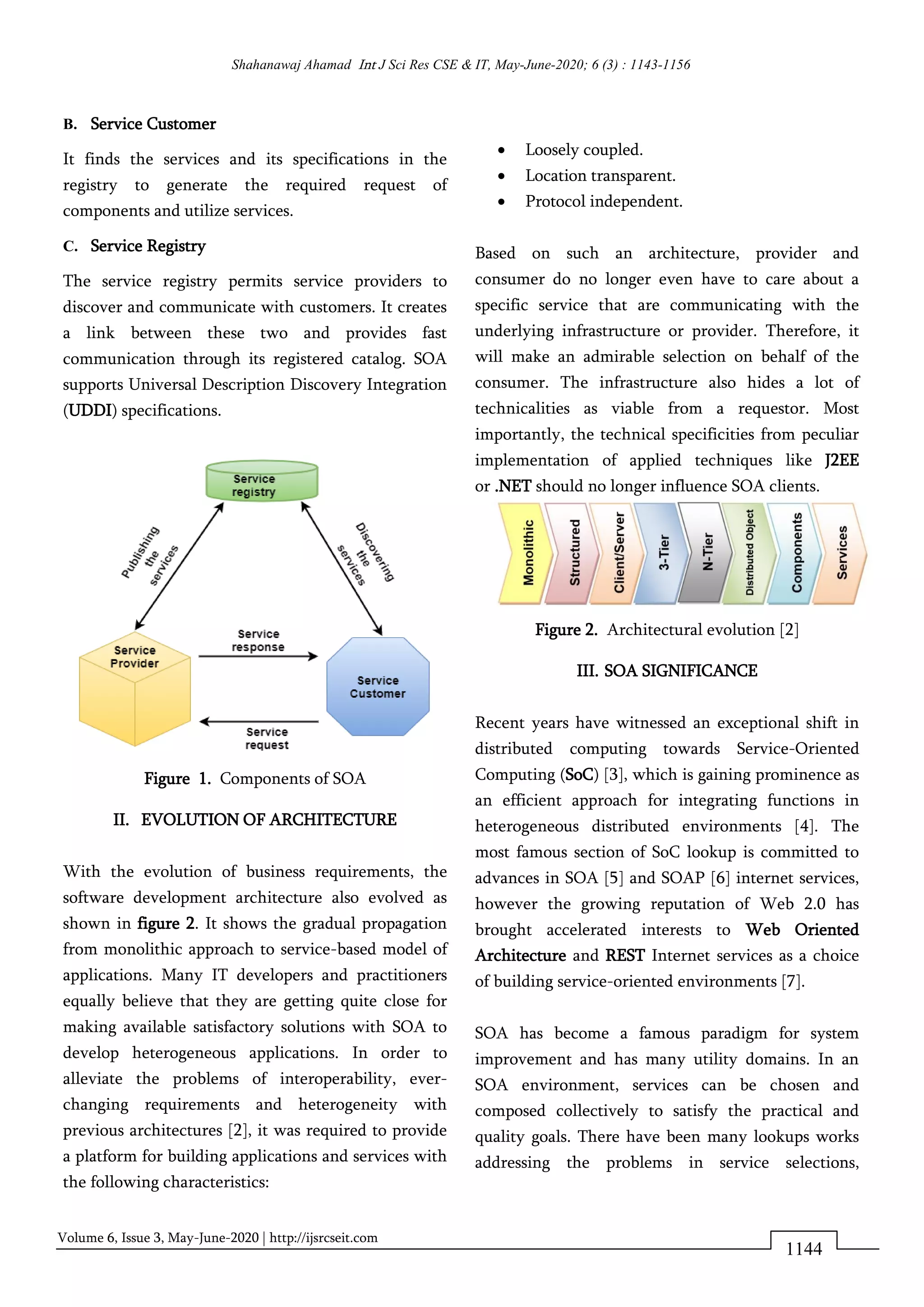 Contemporary Research Challenges And Applications Of Service Oriented Architecture Pdf