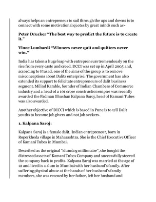 Contemporary role models in indian business | DOCX