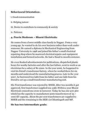 Contemporary role models in indian business | DOCX