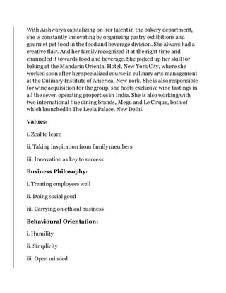 Contemporary role models in indian business | DOCX