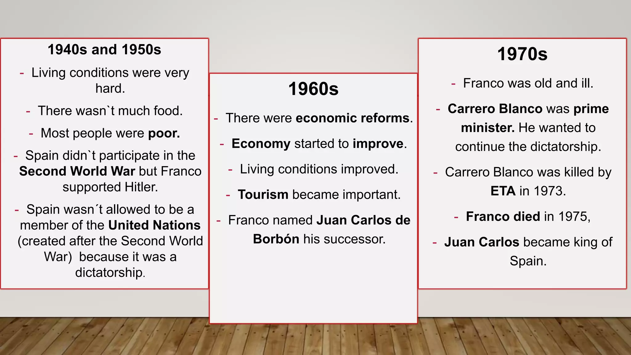 Contemporary spain20th century | PPTX