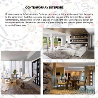 Contemporary style | PPTX