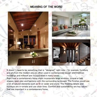 Contemporary style | PPTX