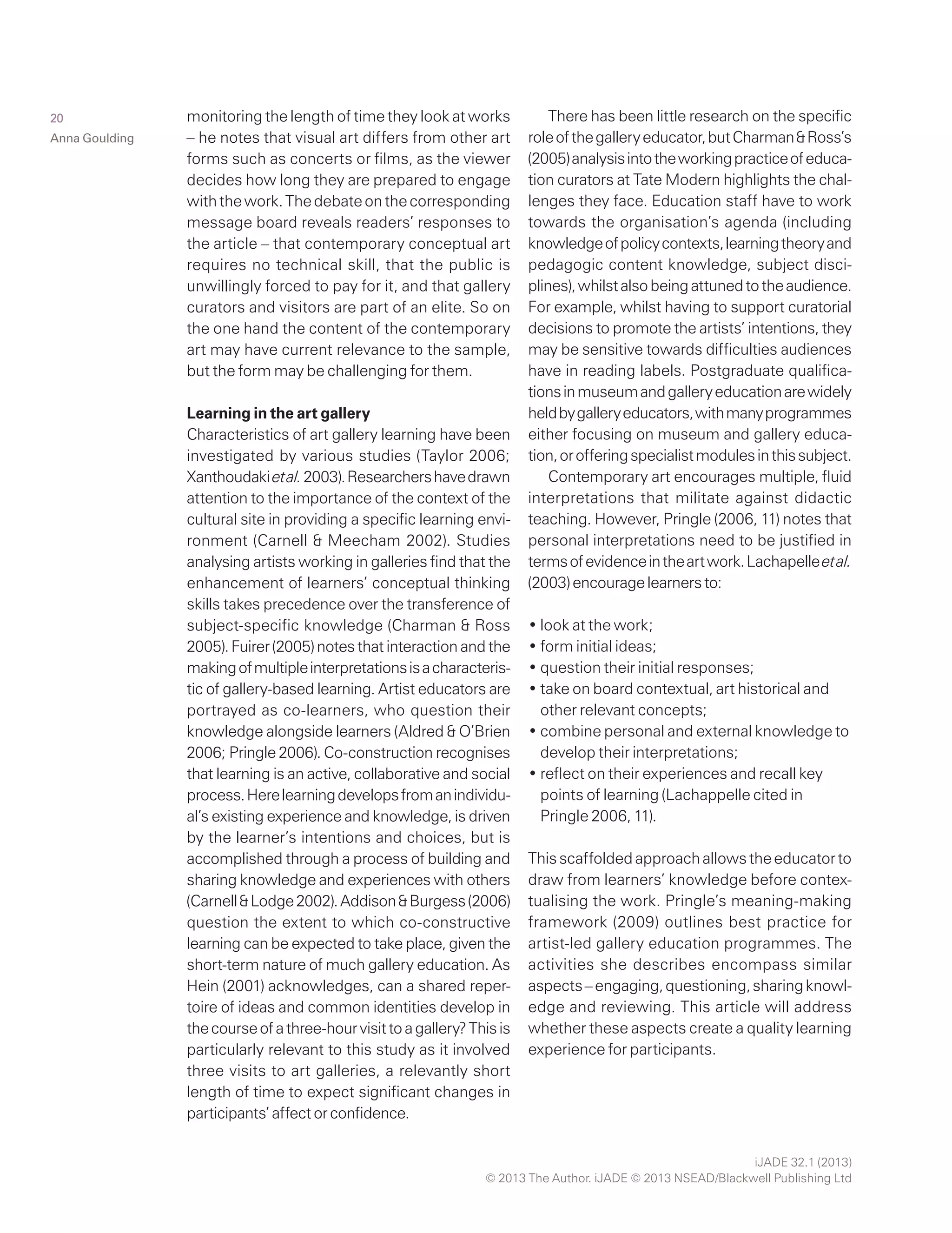 Contemporary visual art | PDF