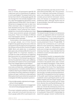 Contemporary visual art | PDF