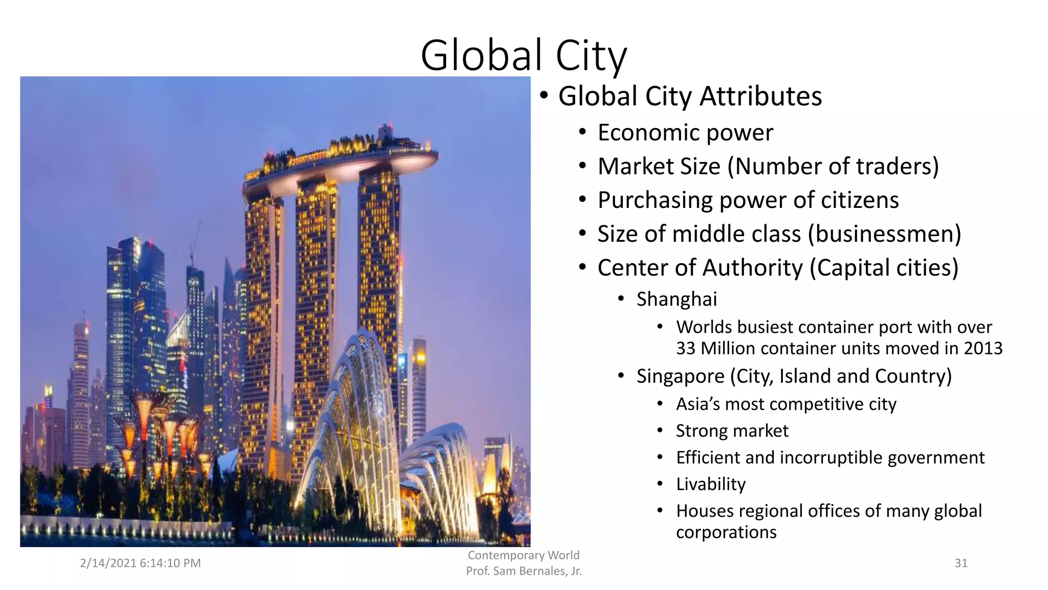 The Contemporary World | PPT