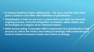 Chapter 1 Introduction to Globalization! | PPTX