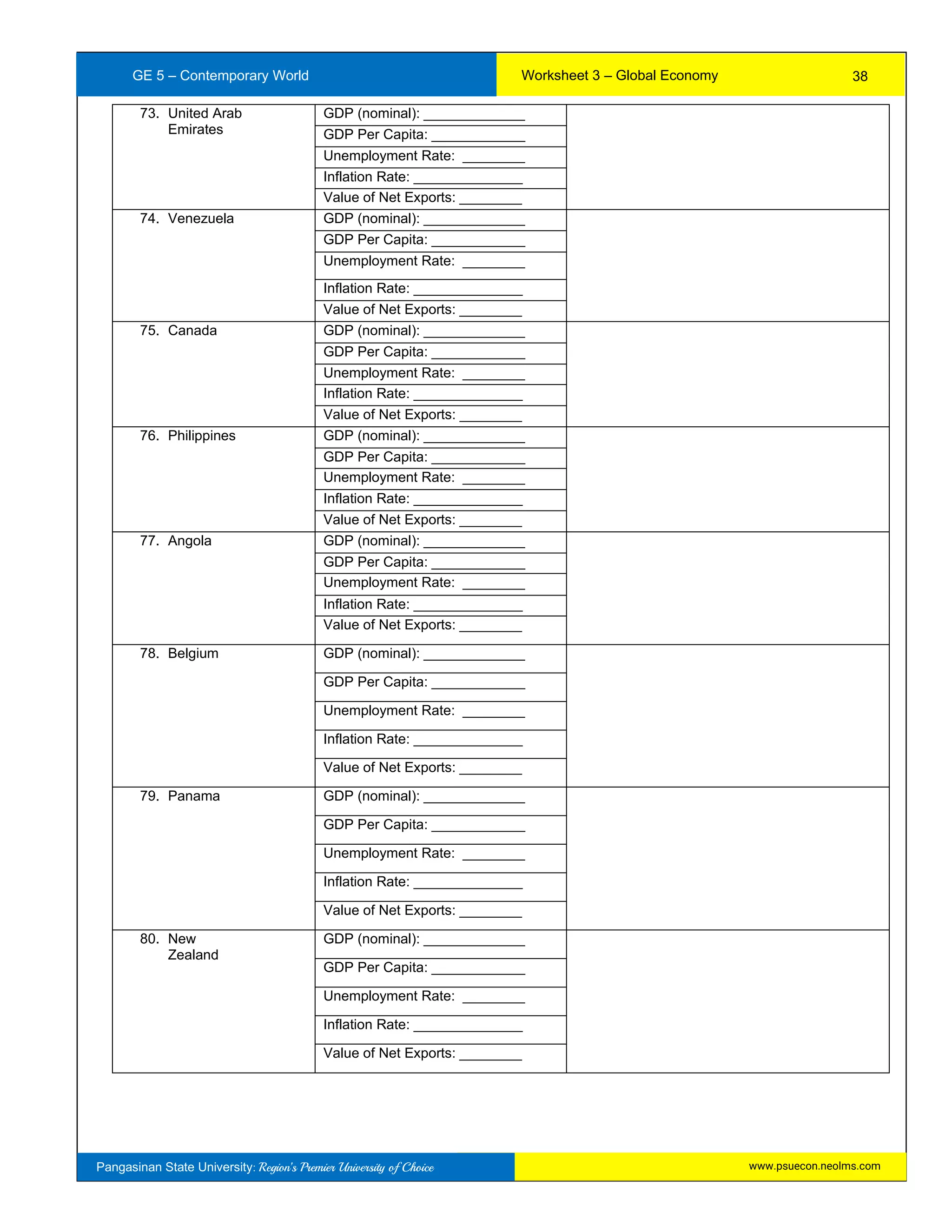 The Contemporary World Workbook | PDF