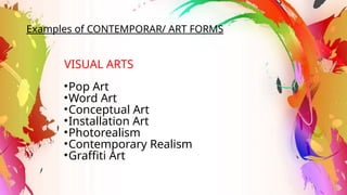 contempo visual art.pptx bfgjyj77jtu6ut7ut | PPTX