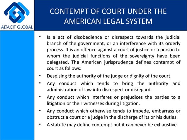 Contempt of court | PPT
