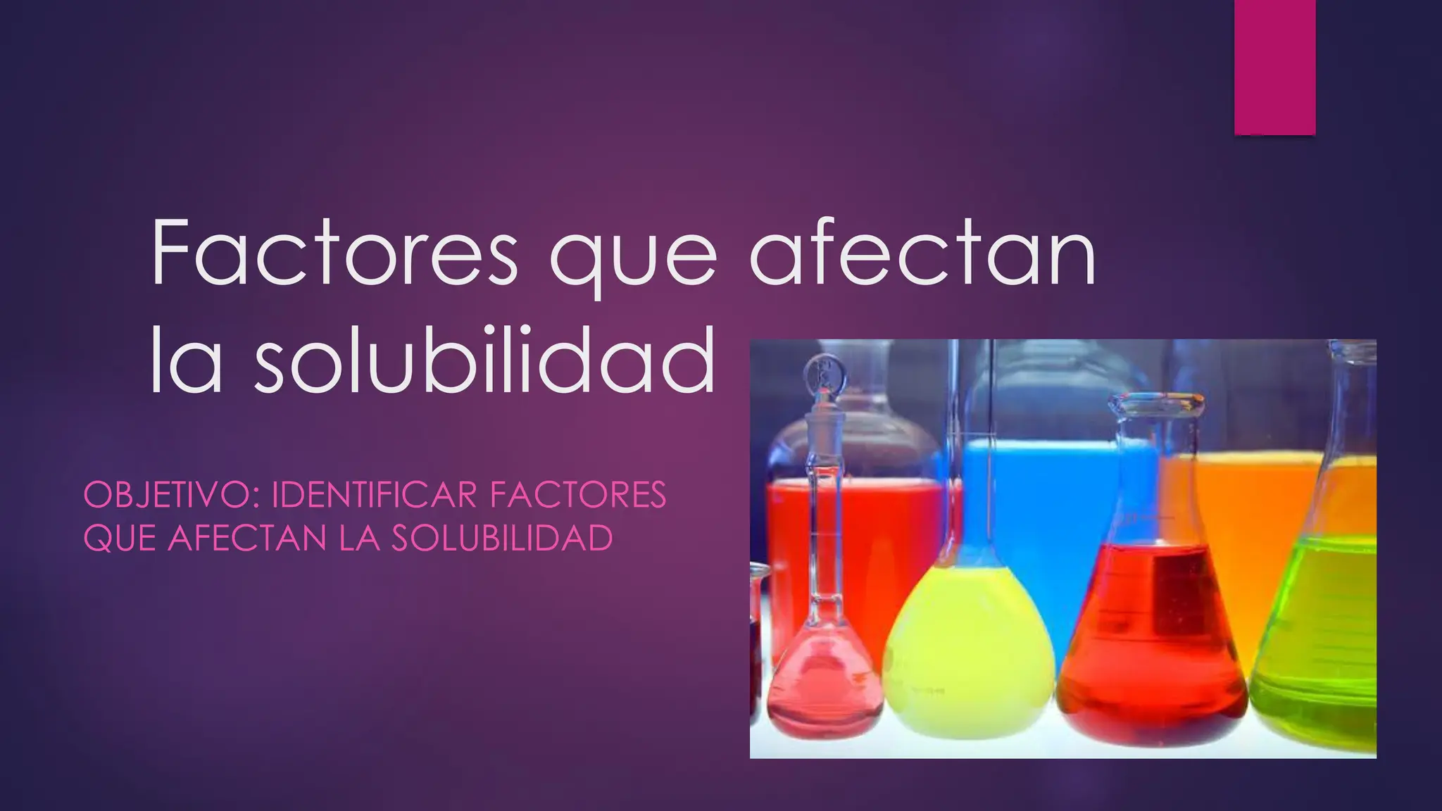 Factores Que Afectan La Solubilidad De S Ppt