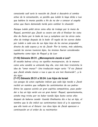 contenido de la historia de Jacob y su descendenciadocx | DOCX